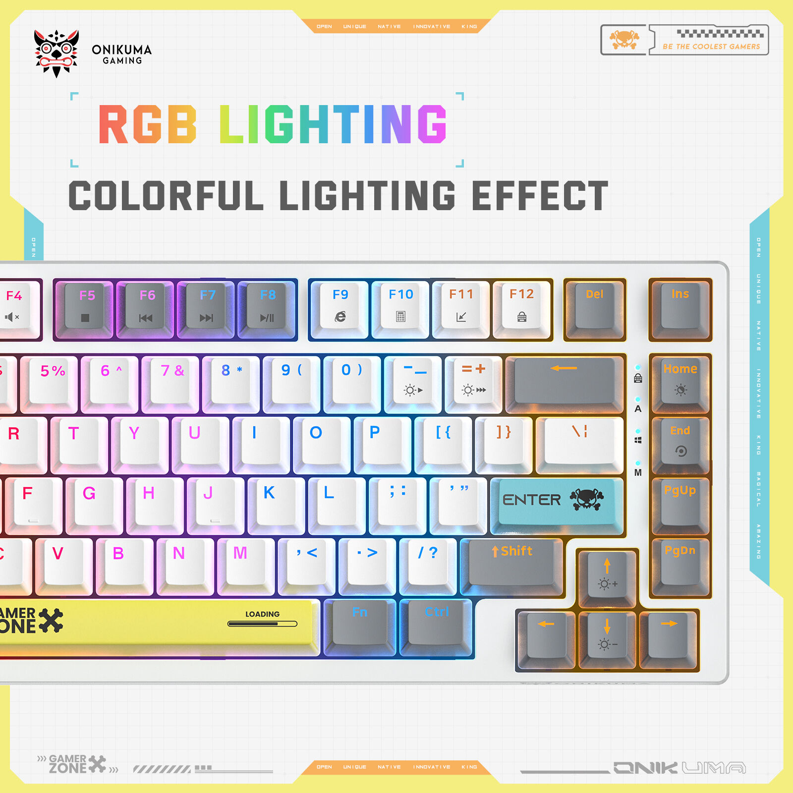 Best Wholesale Onikuma G58 Rgb Mechanical Blue Switches Wired Keyboard ...