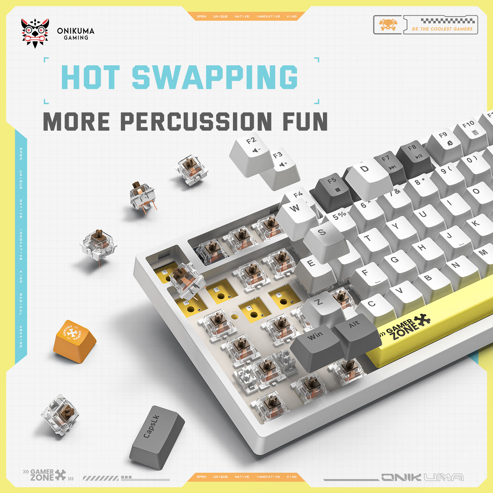 Best Wholesale Onikuma G58 Rgb Mechanical Blue Switches Wired Keyboard ...