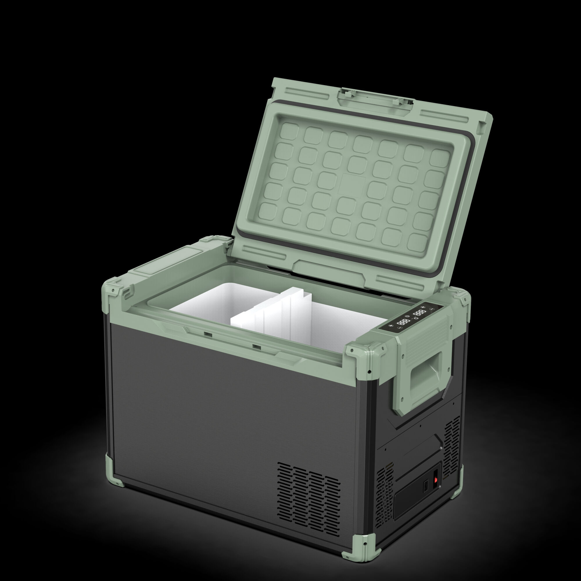 50l Ac110~240v Truck Refrigerator 12 Volt Portable Car Refrigerator ...