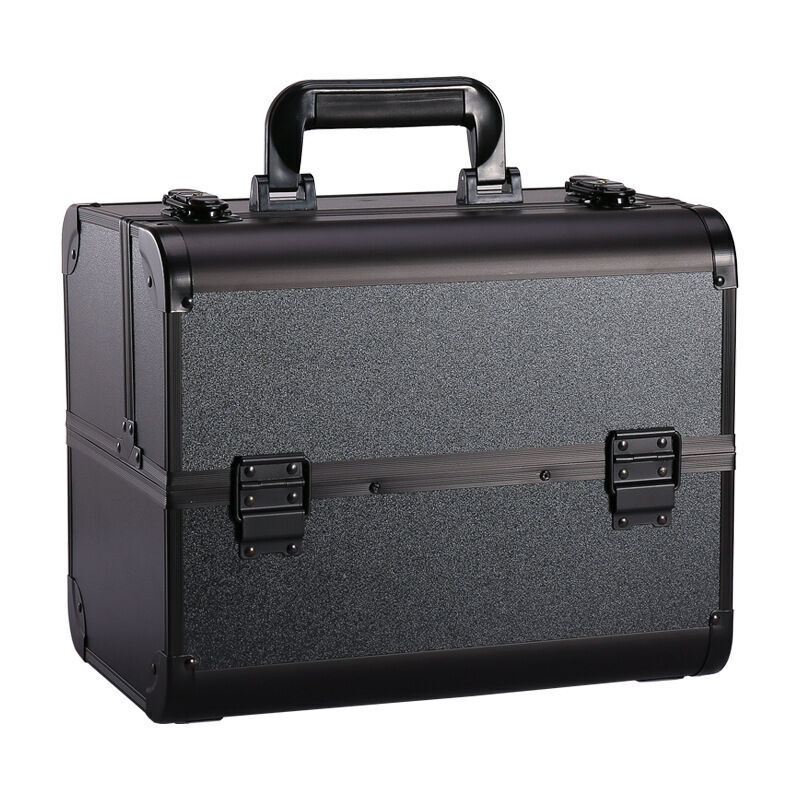 High-capacity Muti-functional Portable 4 Trays Makeup Case Storage Box ...