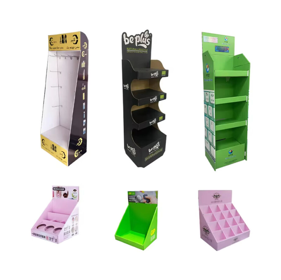Cardboard Floor Counter Display Rack Promotional Pdq Display Box Pos ...