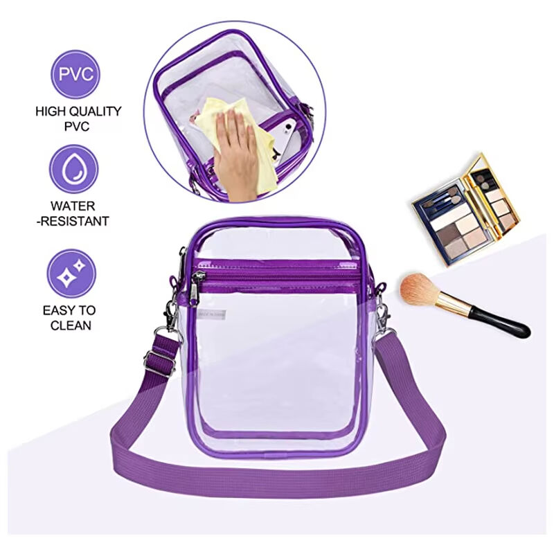 2025 Custom Pvc Crossbody Bag Clear Crossbody Shoulder Bag Clear ...