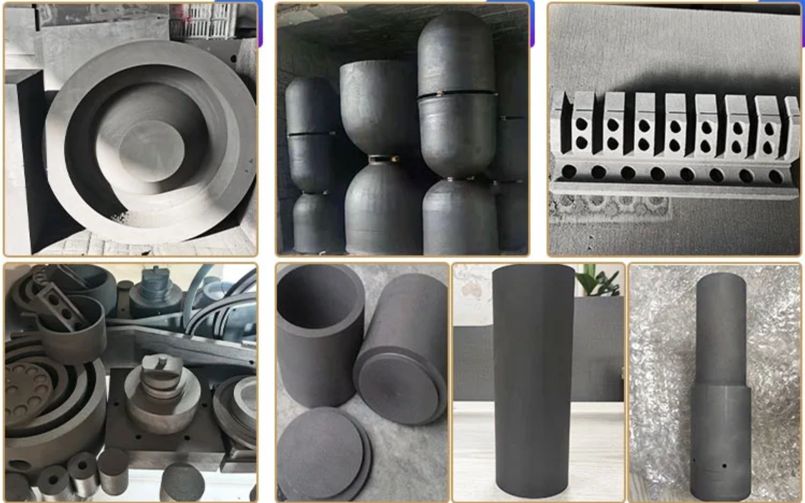 High Quality Graphite Part Products Electric Heating Element Vacuum ...