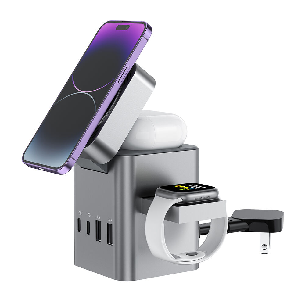 Multifunction Universal Retractable Desktop Foldable 15w Magnetic 3 In ...