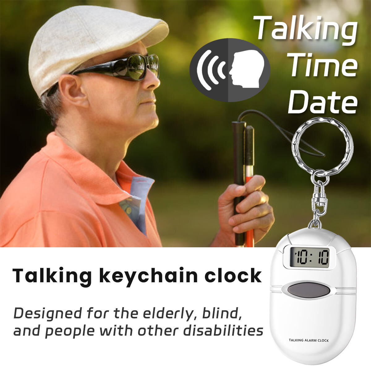 Factory Direct High Quality China Wholesale Talking Oval Clock Keychain ...