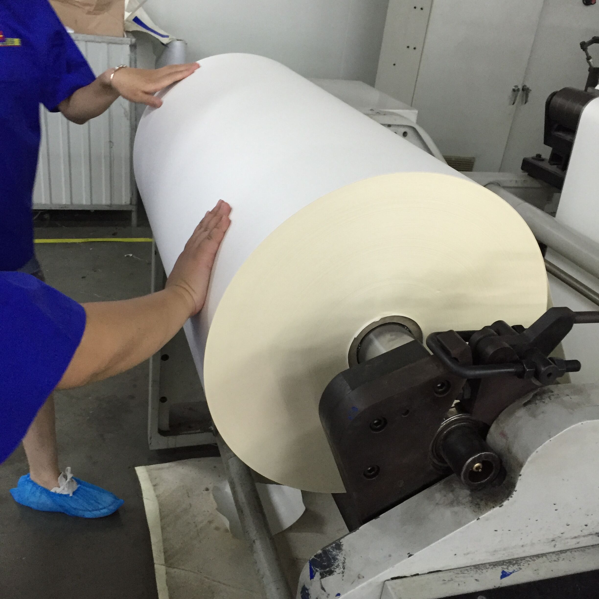 From China Paper Cup Pe Coated Paper Bottom Roll For Paper Single ...