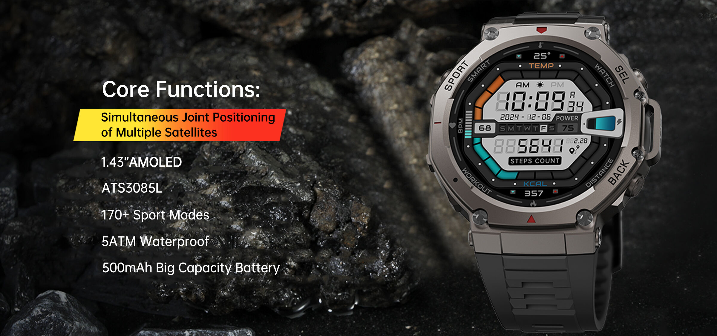 Bulk Buy China Wholesale Dm58 Gps Watch For Men Smart Watch 1.43inch ...