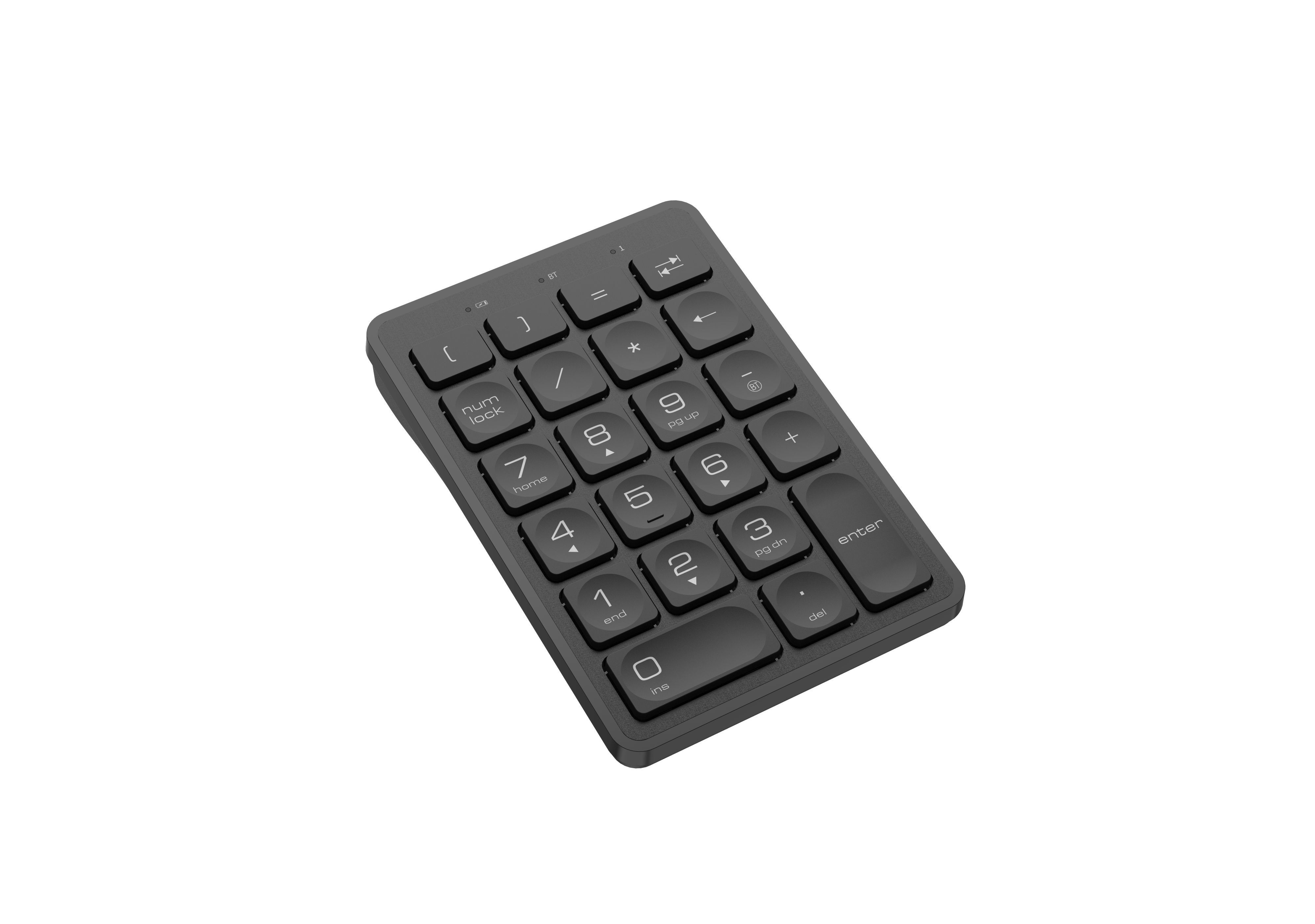 Wireless 22-key Numeric Keypad, Portable 2.4 Ghz Number Pad For Laptop ...