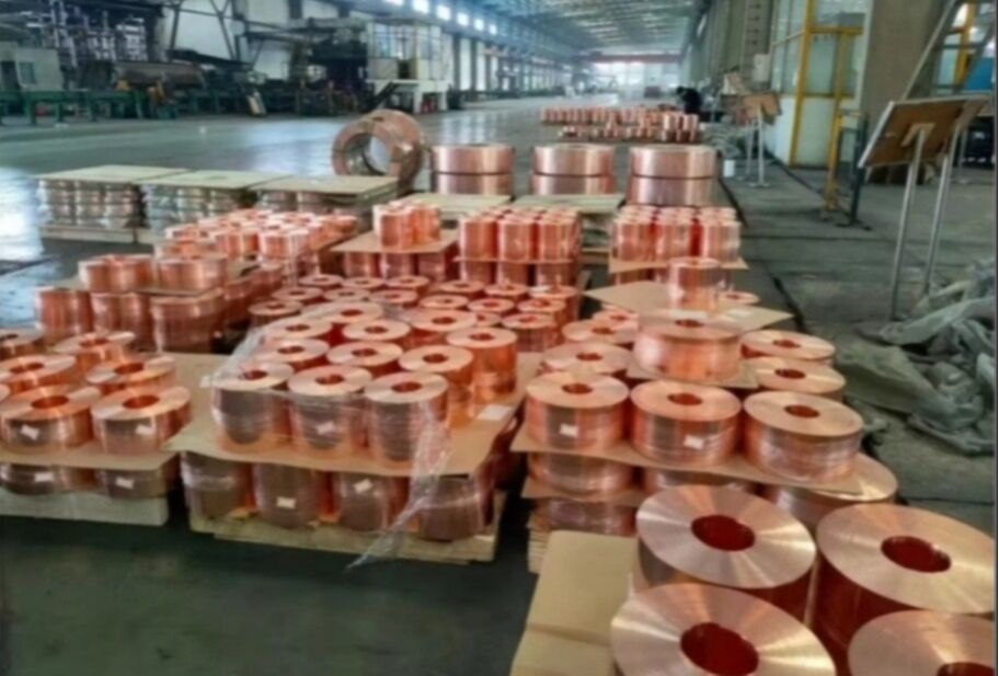 Hot Selling C10200 C11000 C10100 C12200 C12000 Red Copper Strip Coil ...