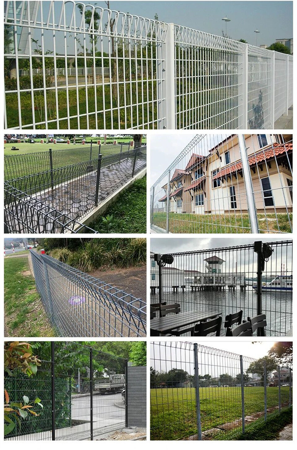 Decorative Balcony Fence Grill Design Brc Fence Powder Coated Mesh ...