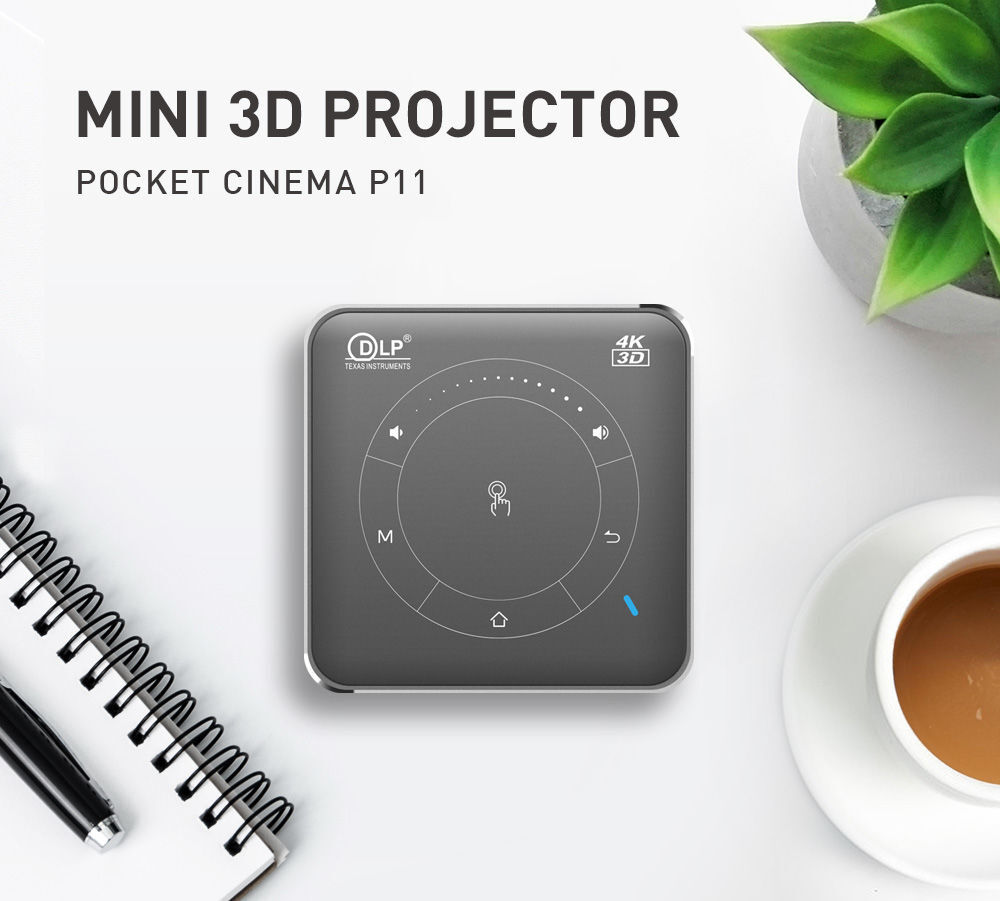 Mini Projector Portable Smart Wireless Dlp Projector With 5g Wifi And ...