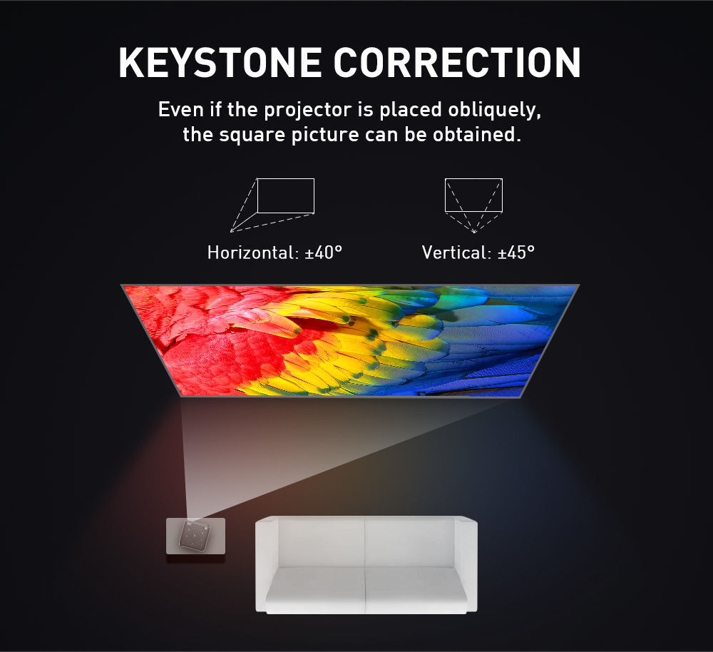 Mini Projector Portable Smart Wireless Dlp Projector With 5g Wifi And ...