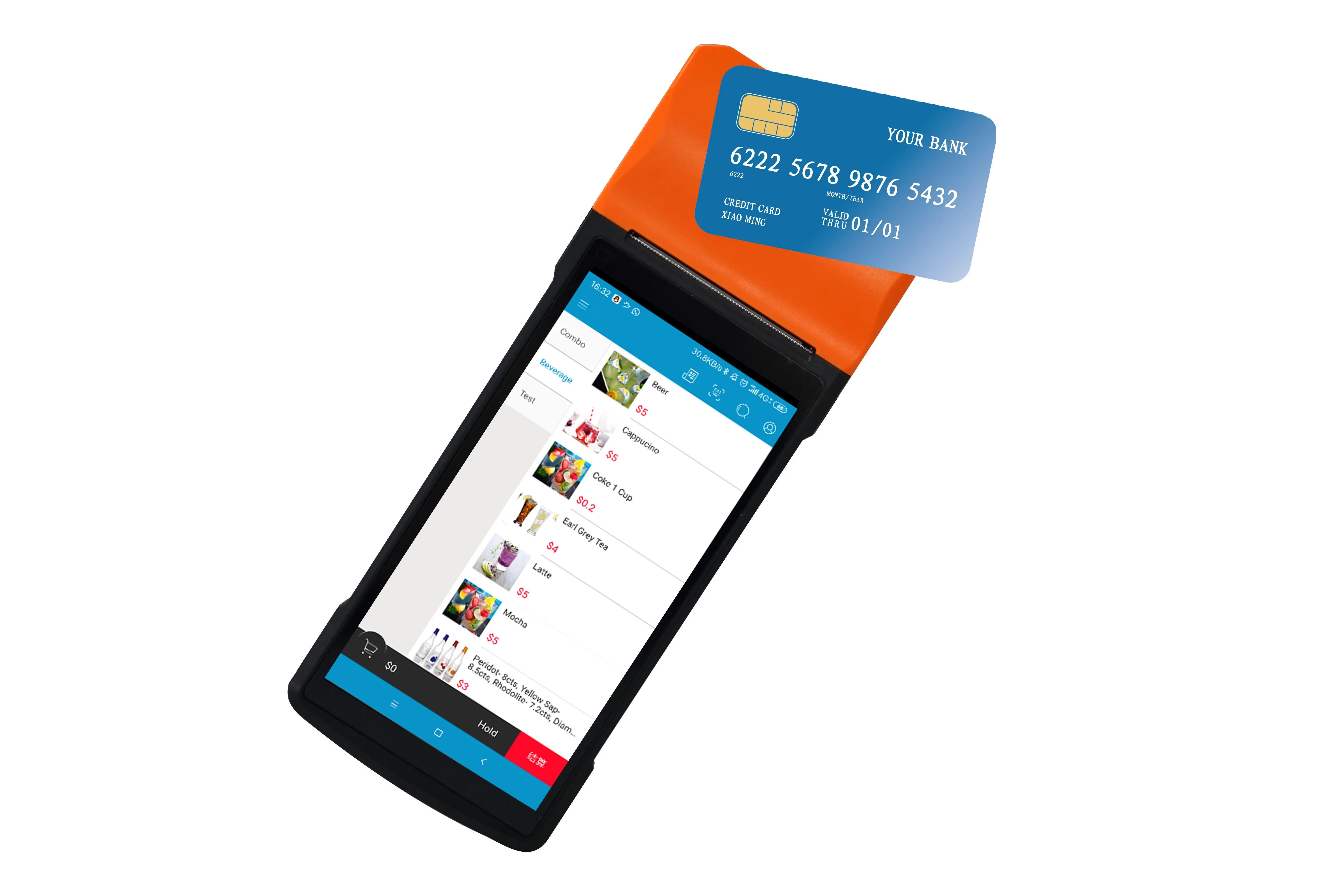 All-in-one Handheld Pos Terminal - Mobile Payment Device With ...