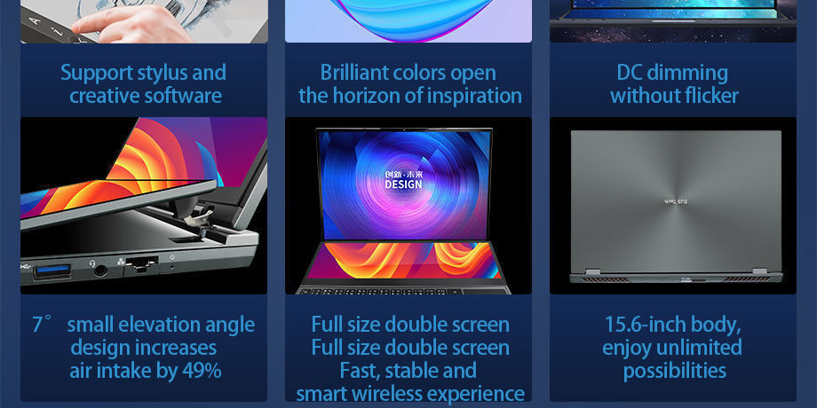 High Speed Customize Laptop 16+14-inch Screen Laptop 2k Resolution ...