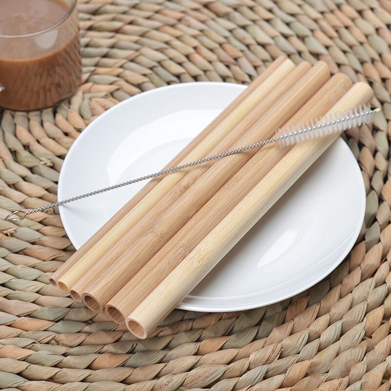 Bamboo 8-pack Reusable Bamboo Drinking Straws Dishwasher Safe - Expore ...