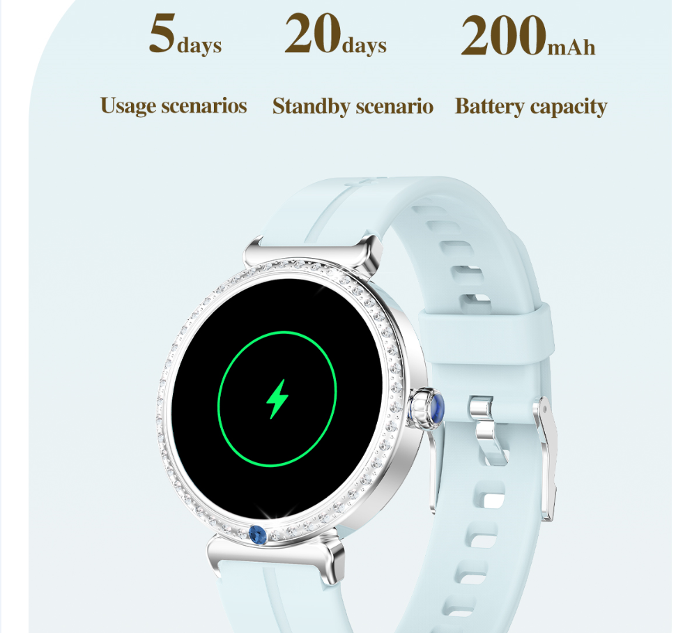 2025 New Arrival Smart Watch Women Smart Watch Round Smart Watch For ...