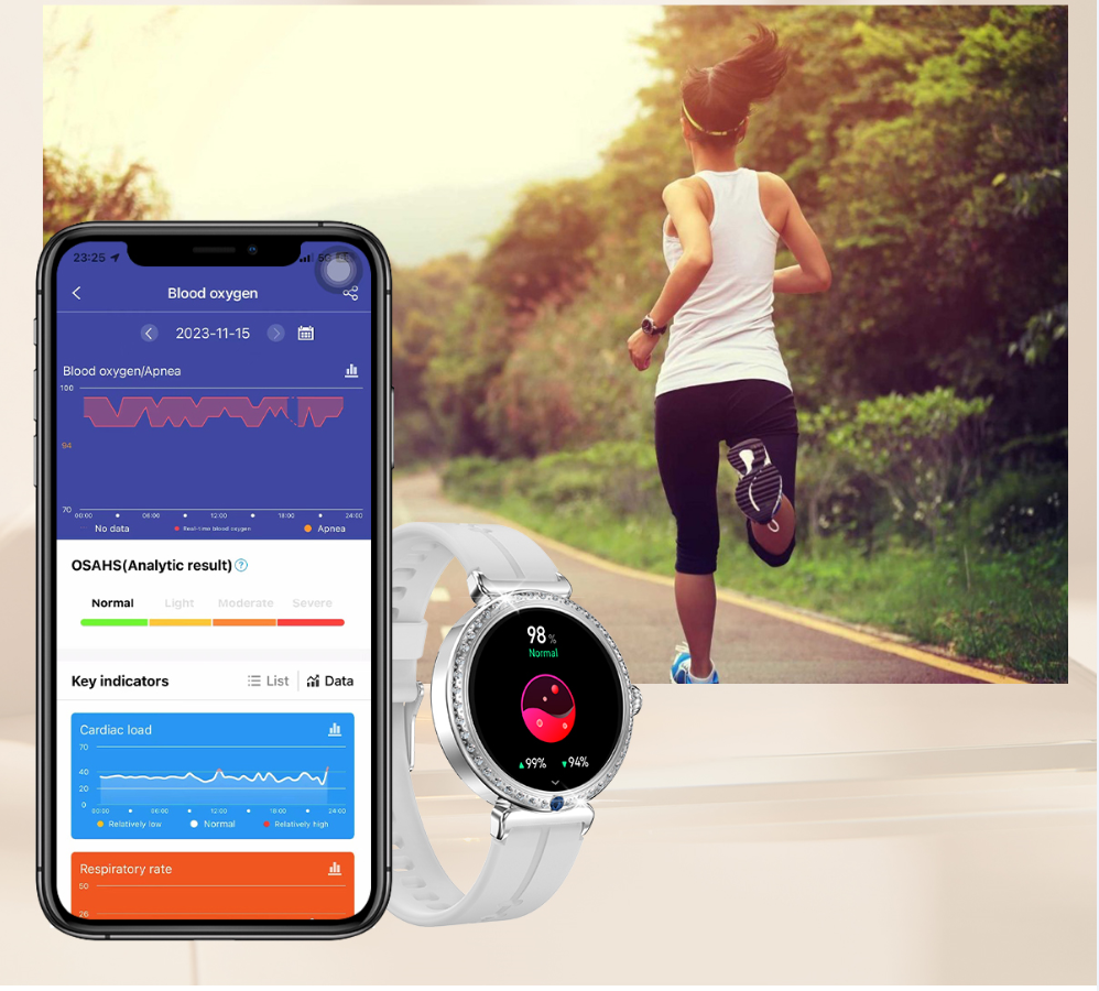 3 Atm Waterproof Smart Watch 2025 Women's Smart Watch Waterproof Ladies Smart Watch Android ...