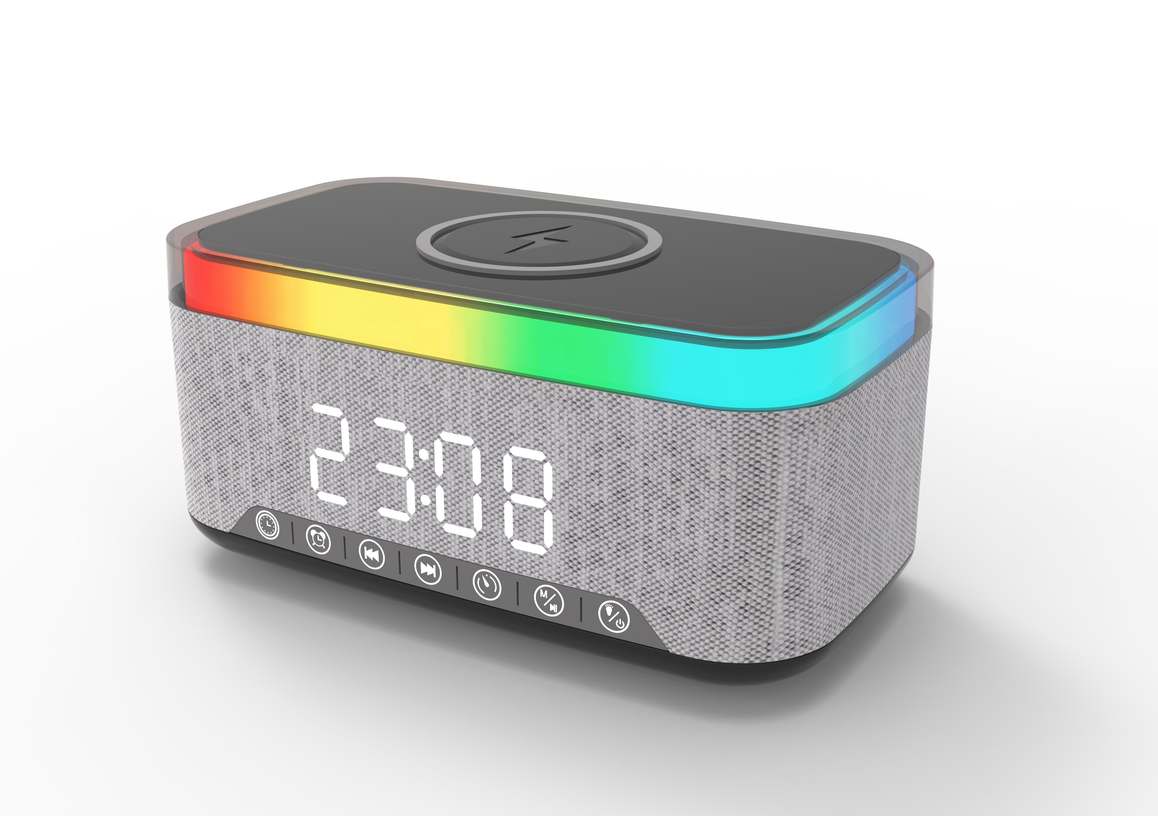 Caankei Wholesale Multi Function Rgb Light Wireless Charging Bluetooth ...