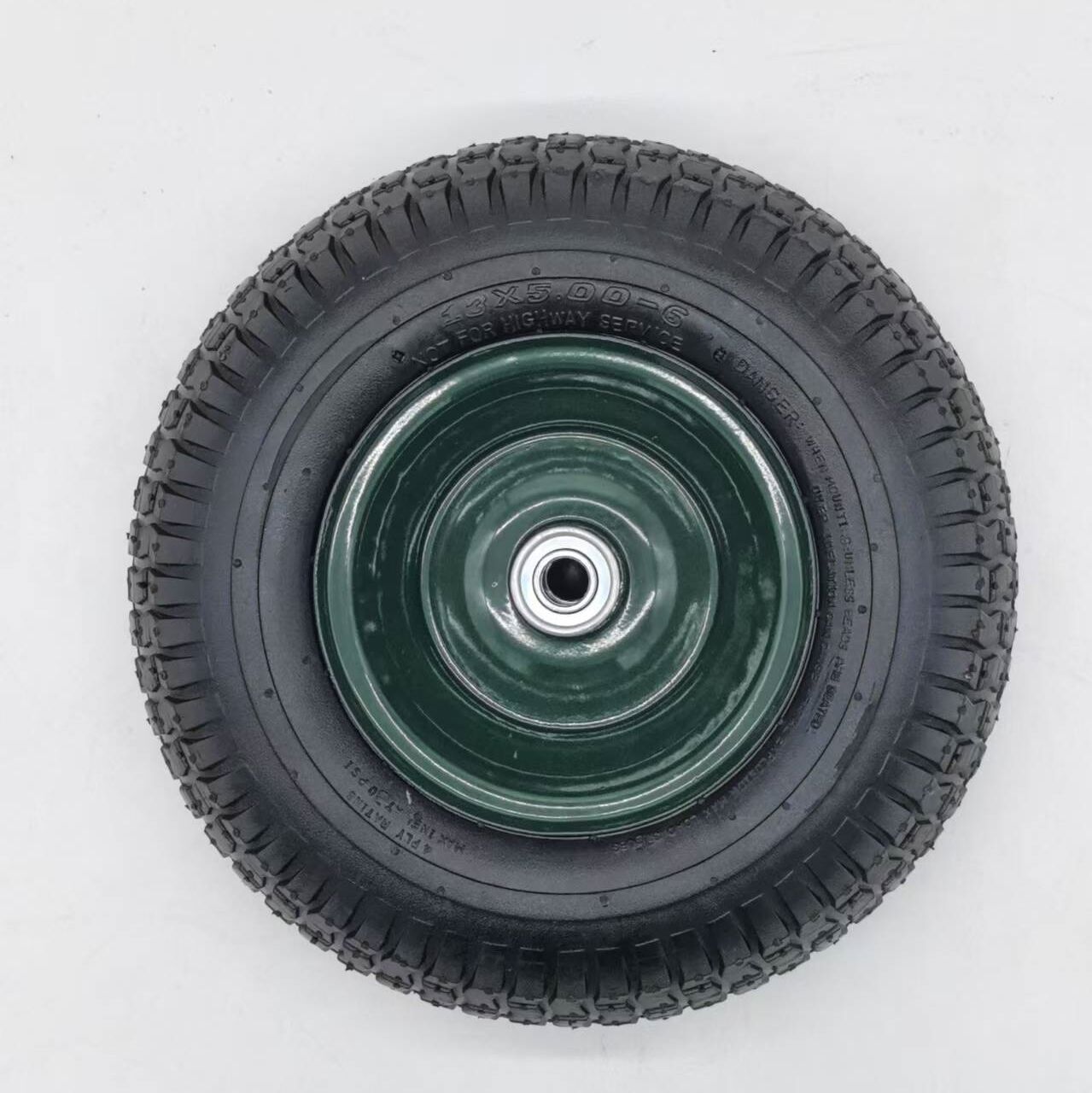 13x5.00-6 Rubber Pneumatic Wheel 13 Inch Tire Lawnmower Tool Cart ...
