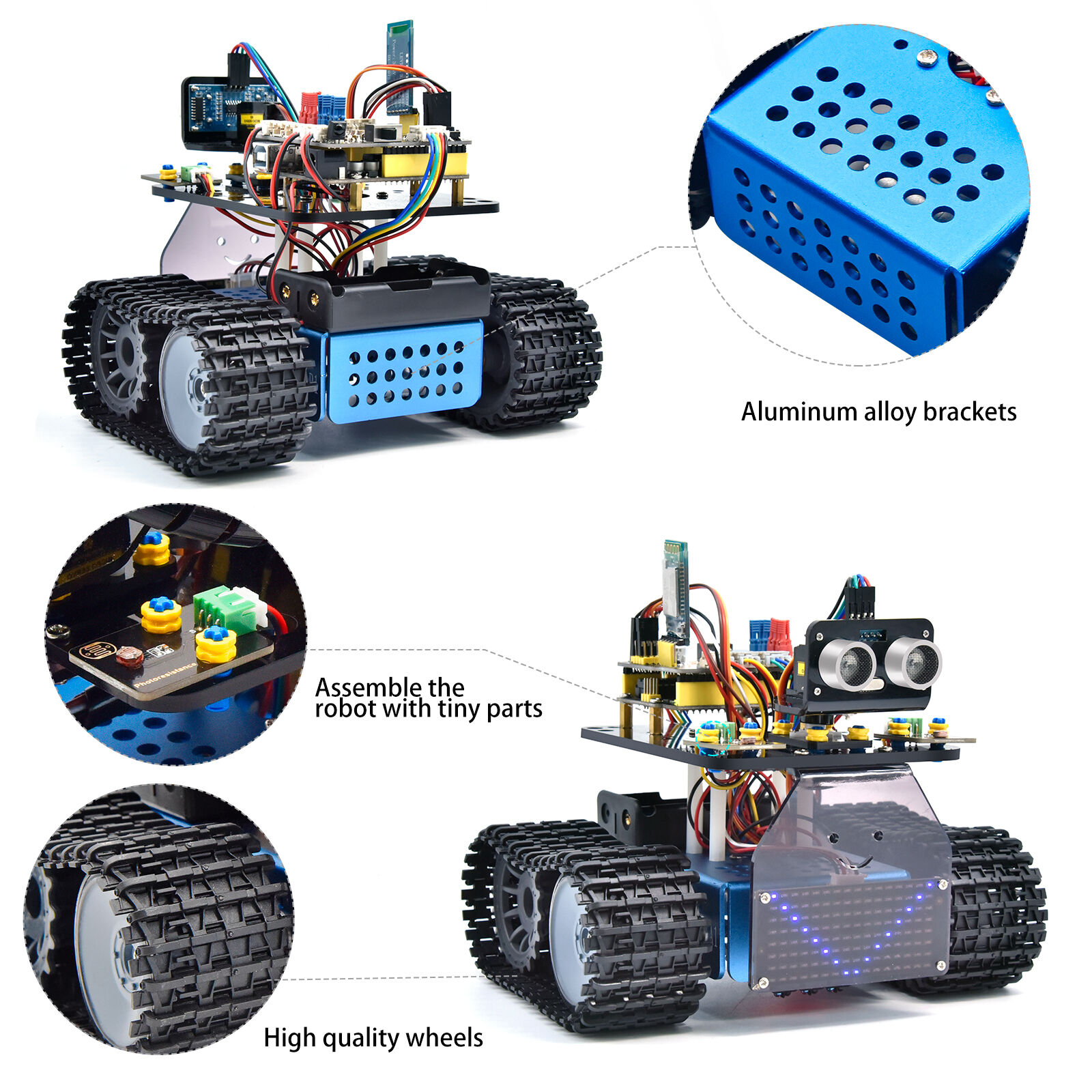 Stem Education V3.0 Tank Robot Car Kit Stem Robot Kit Robot Starter Kit ...