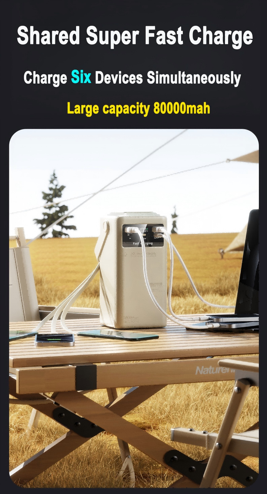 Bulk Buy China Wholesale 80000mah Outdoor 22.5w Super Fast Charging ...