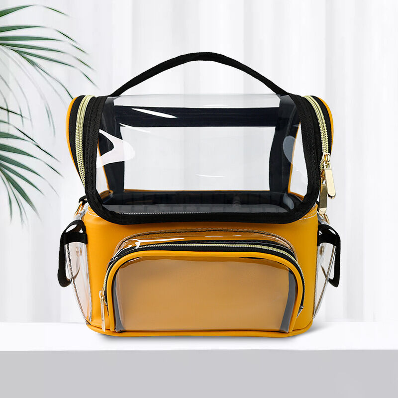 Large Capacity Pvc Makeup Bag Transparent Simple Toiletry Bag Portable ...