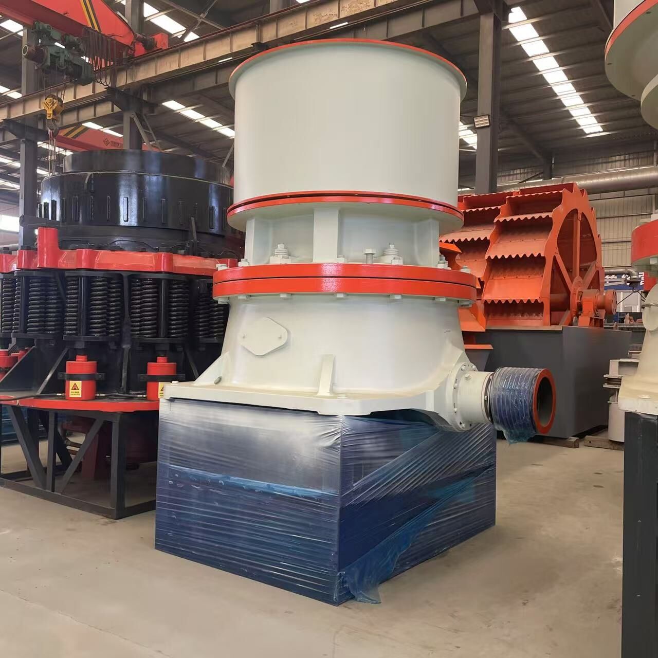 Semi Mobile Stone Crusher Skid Stone Crushing Plant For Construction ...