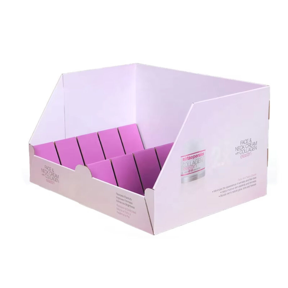 Custom Sams Display Stand Snacks Food Pdq Stackable Cardboard ...