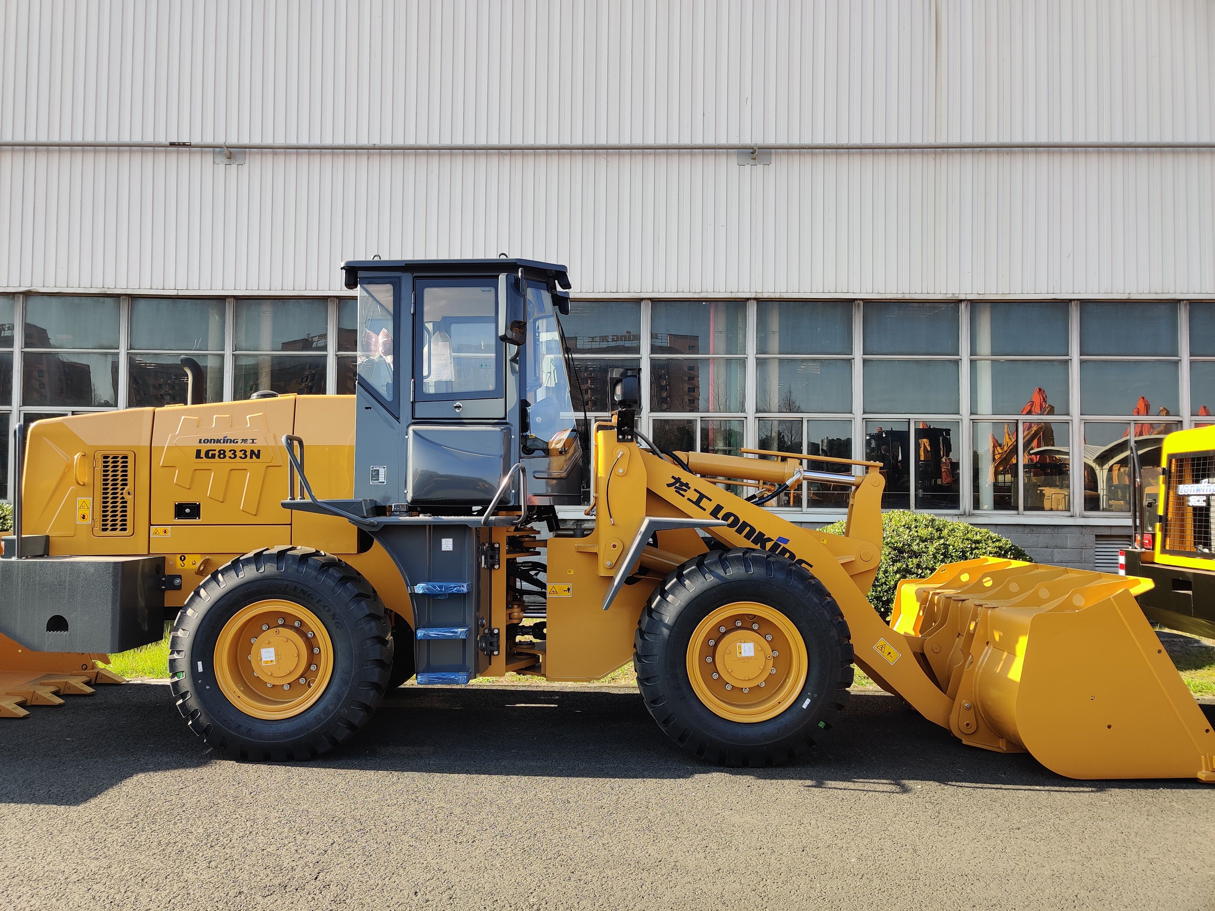 Weichai Engine Rock Bucket 1.7cbm 4 Wheel Lg833n Loader Middle Size ...