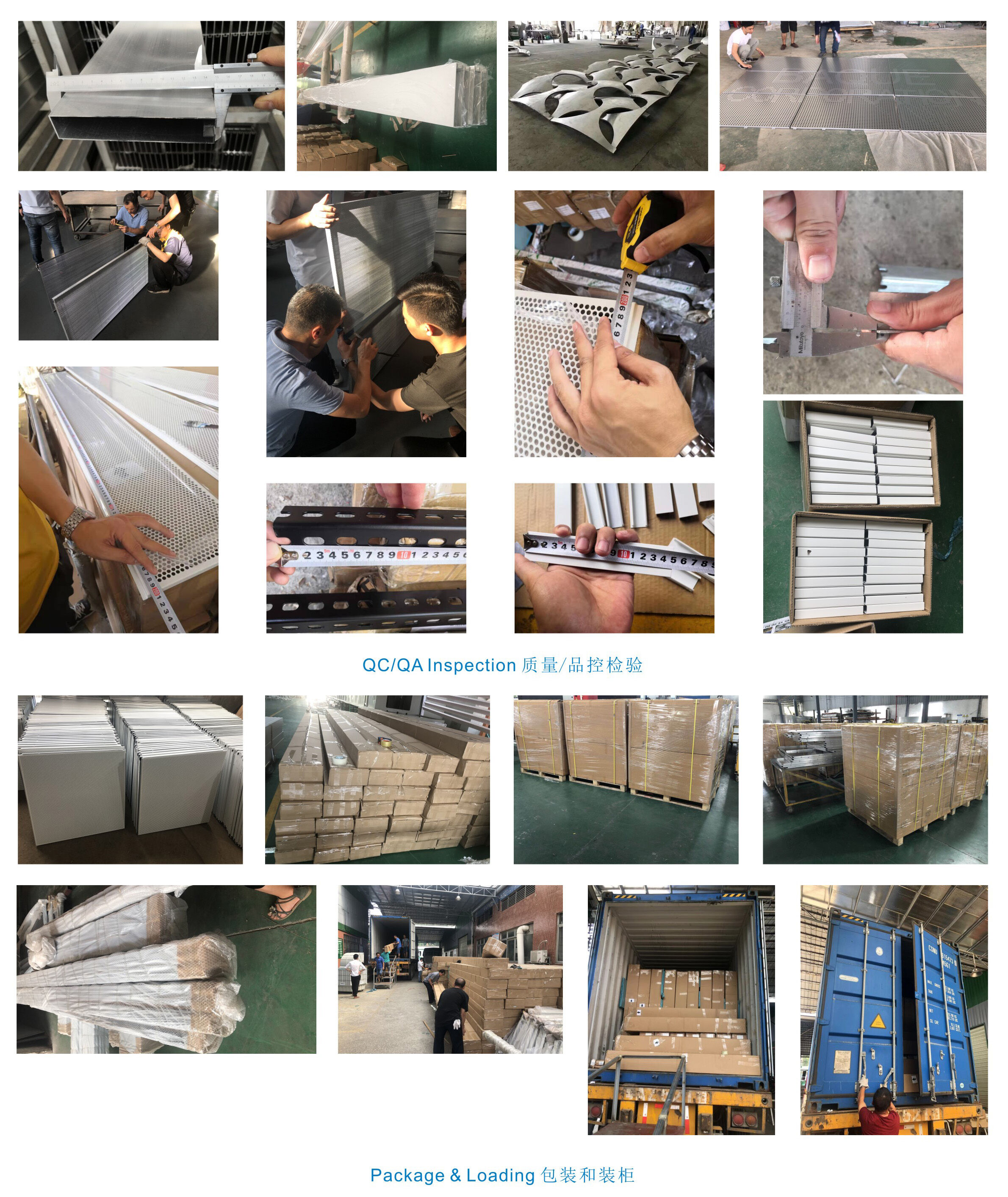 Aluminum S-strip Ceiling Wind Proof Ceiling For Gas Station - China ...