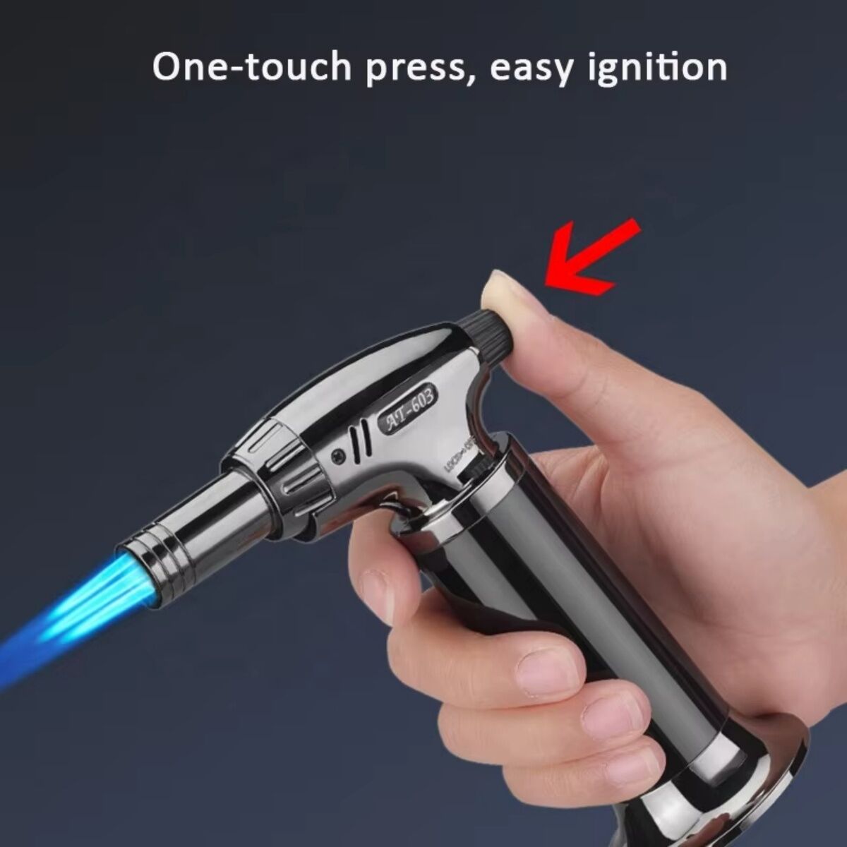 Bulk Buy China Wholesale Wholesale Windproof Metal Jet Butane Torch Jet Flame Custom Food ...