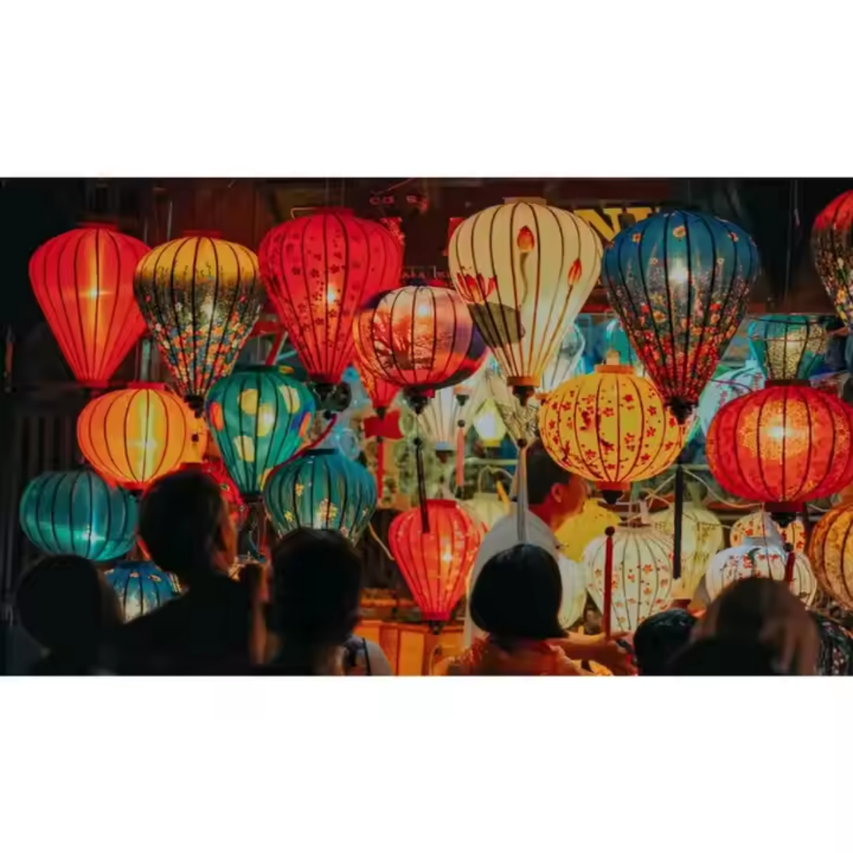 Silk Bamboo Lantern Bamboo Handcrafted Lantern Bamboo Round Silk ...