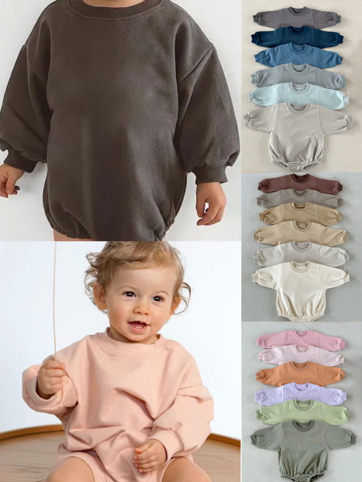 Factory Customized Logo Bamboo Baby Romper Infant Clothing Home Wear ...