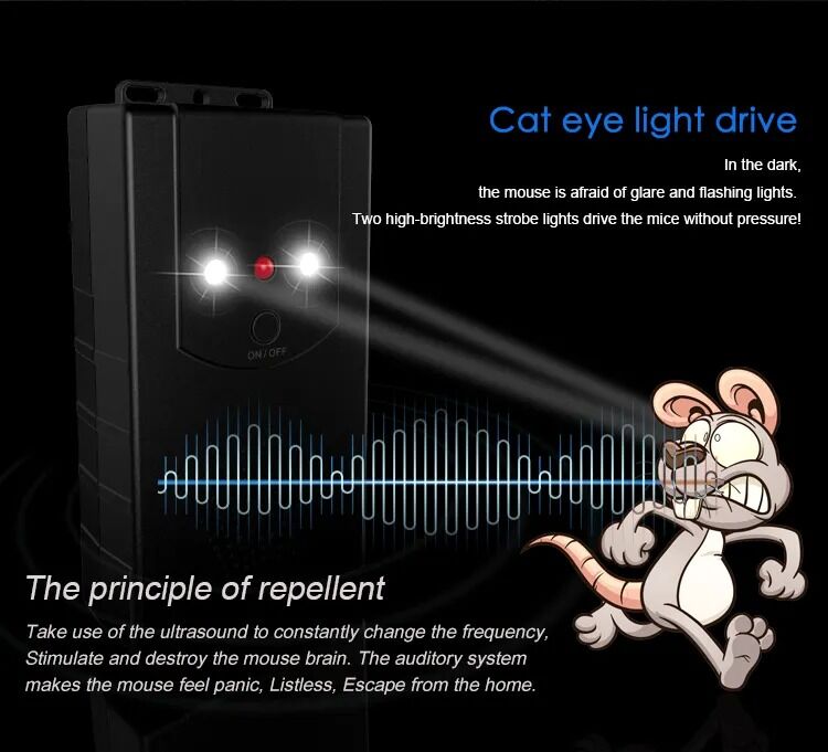 Volt Ultrasonic Pest Chaser – Safe, Chemical-free Rodent & Insect ...