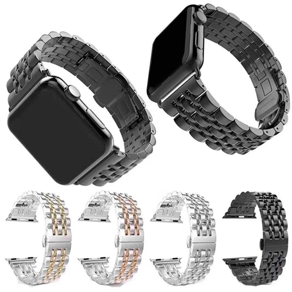 High End Solid Stainless Watch Strap For Apple Watch S10 42mm 46mm ...
