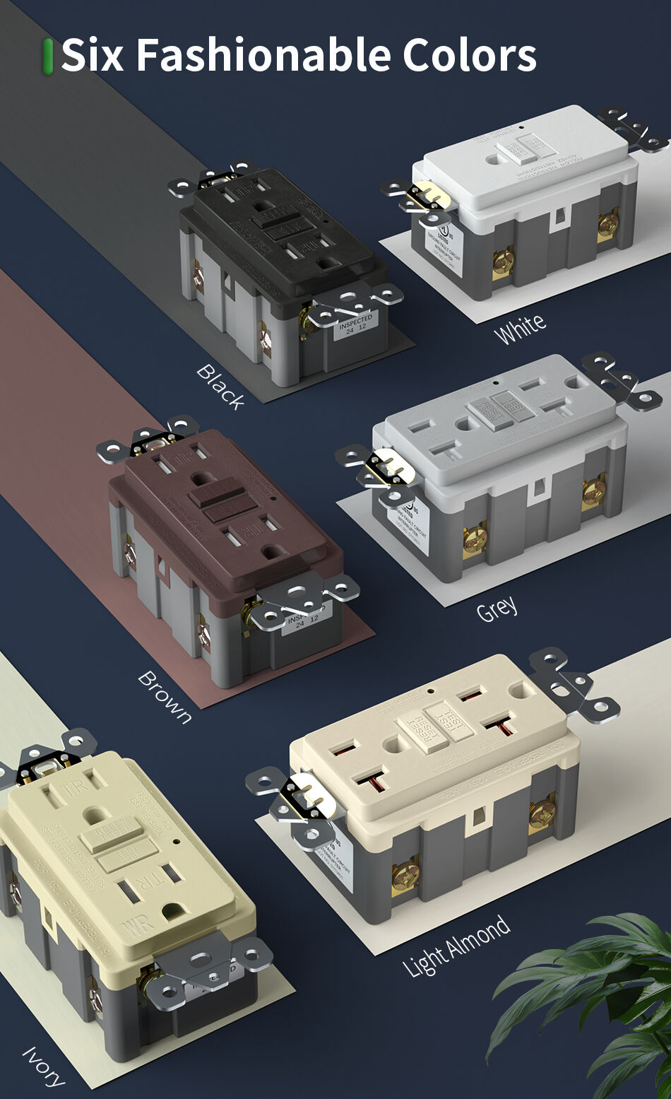 Oem Ul Listed Tr Wr 15 Amp Self-test Safety Wall Receptacle With Led ...