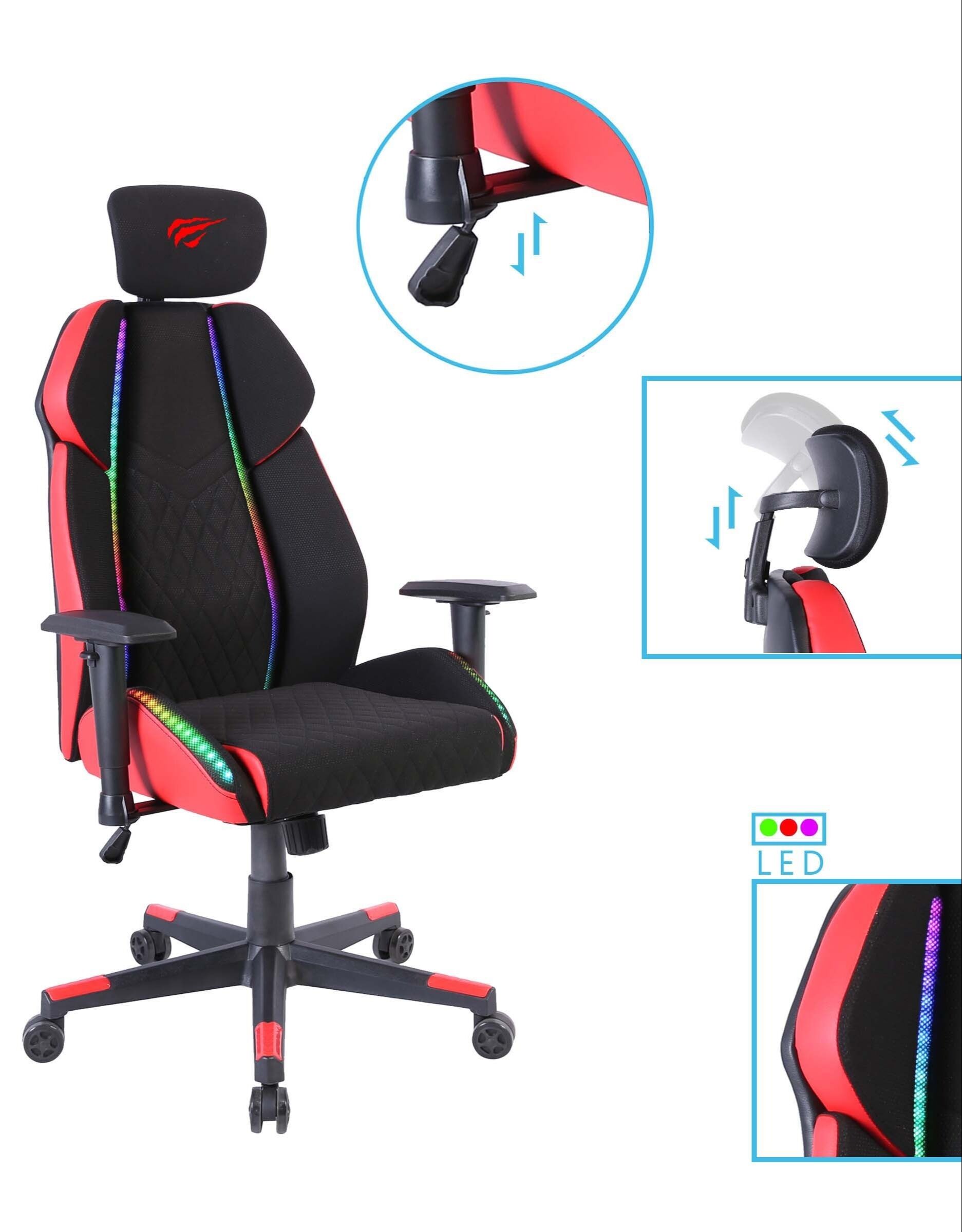 Achetez en gros Chaise Gaming Havit Gc938 - Chaise Ergonomique ...