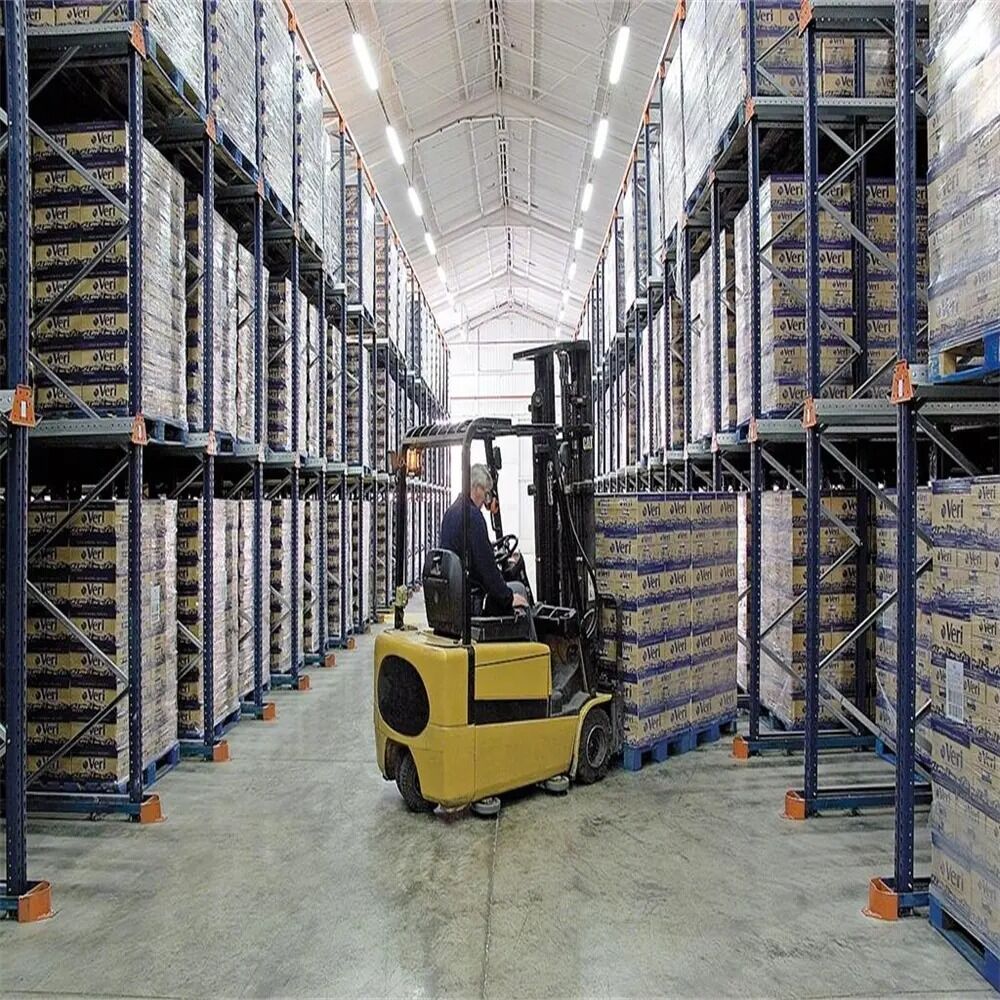 Warehouse Drive-in Racking System For High-density Storage & Forklift ...