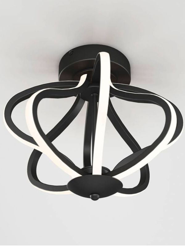 Creative Simple Meridian Led Flush Ceiling Light Elegant Bedroom ...