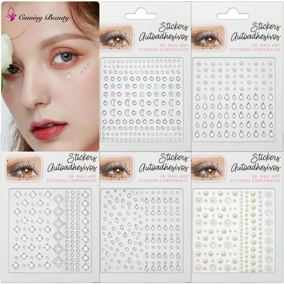 New Face Gem Jewels Ab Colorful Crystal Gem Eye Face Body Jewel Crystal ...