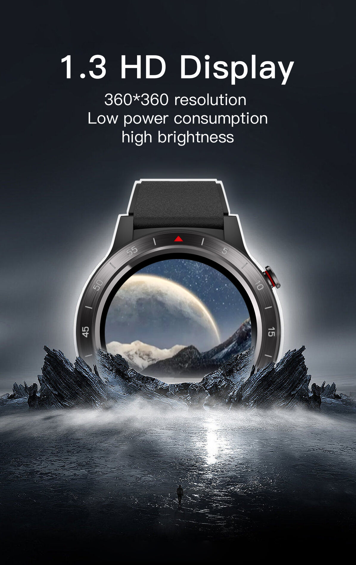 Activity Gps Tracking Postion Smart Watch 1.3inch Screen, Support Gps ...