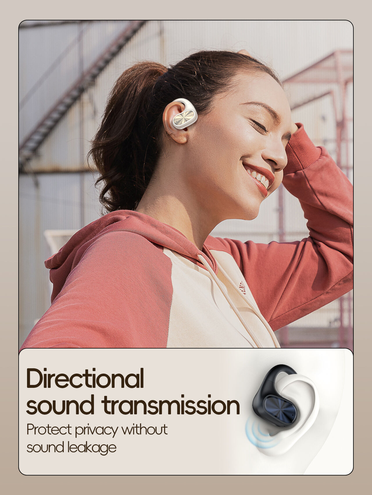Ldnio T07 Open-ear Bone Conduction Earbuds, Bluetooth 5.3, 7h Playtime ...