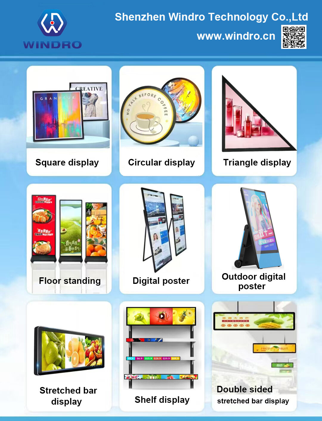 55 Inch Outdoor Floor Standing Interactive Waterproof Lcd Digital ...