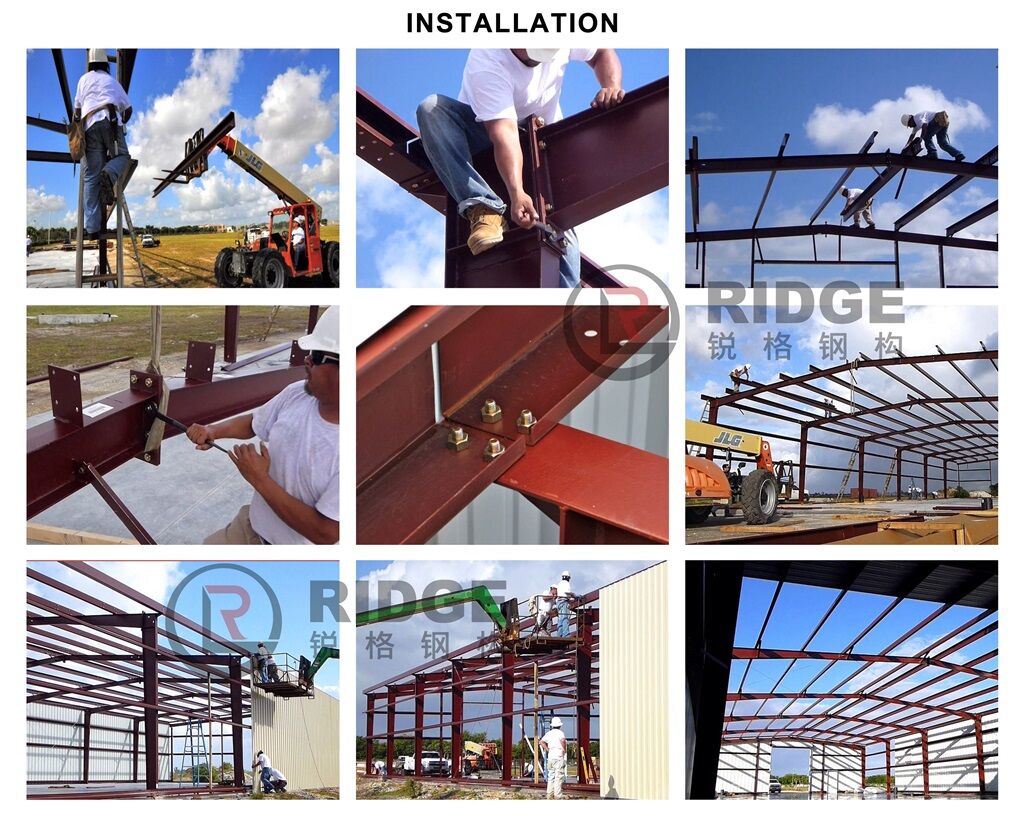 Customized Steel Structure Construction Shed With Prefabricated Design ...