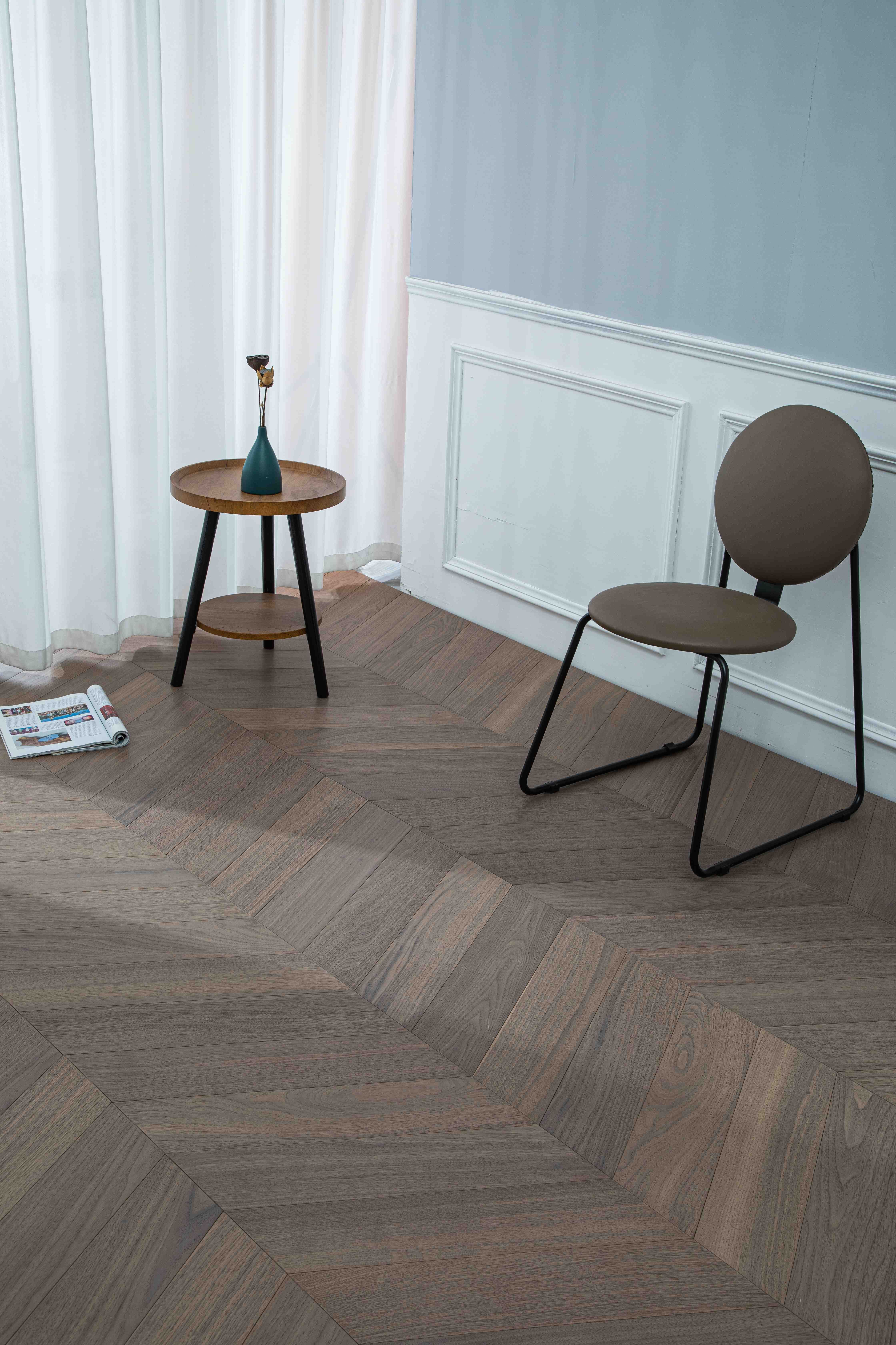 American Walnut Chevron Engineered Flooring – Perfect For Bulk Orders ...