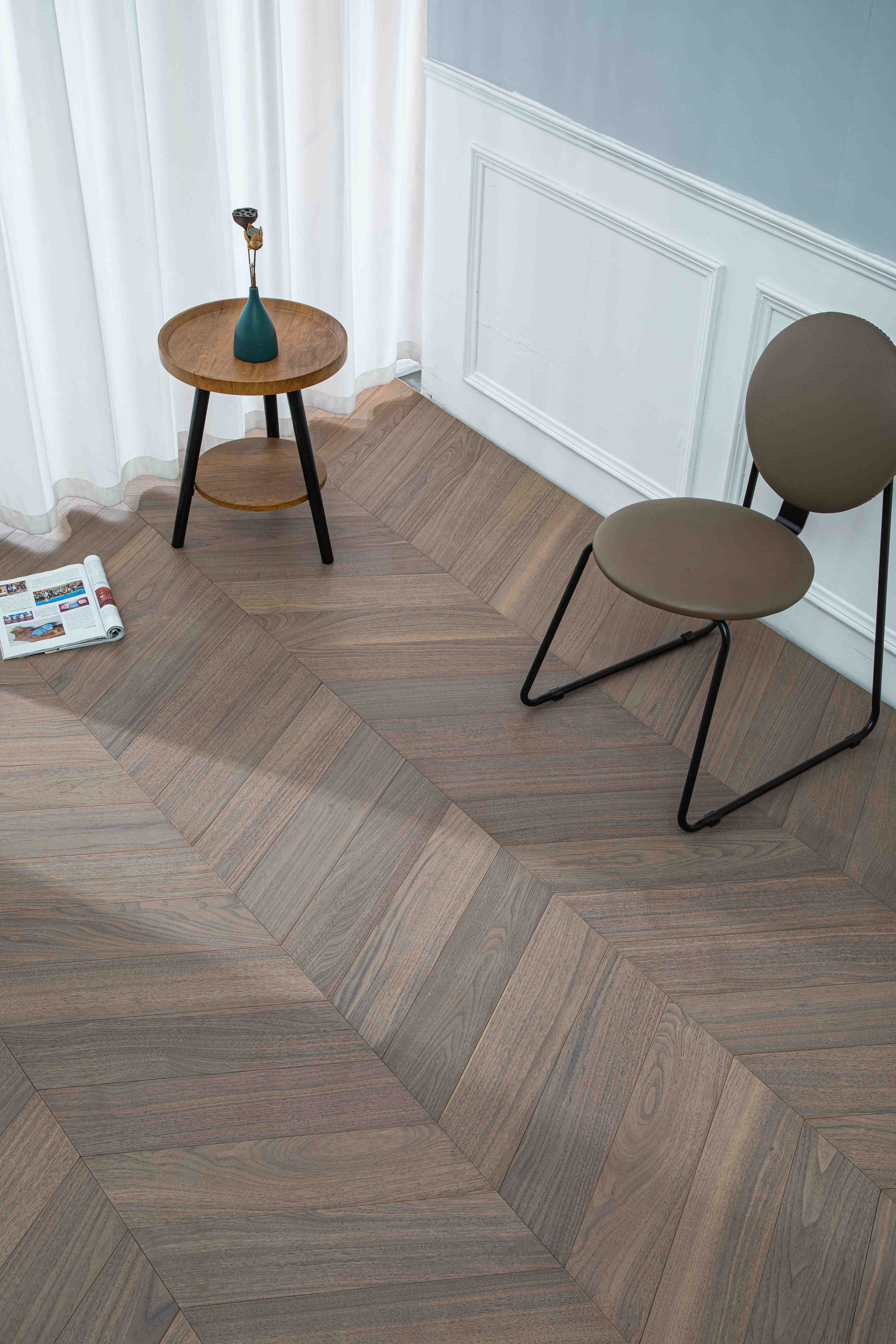 American Walnut Chevron Engineered Flooring – Perfect For Bulk Orders ...