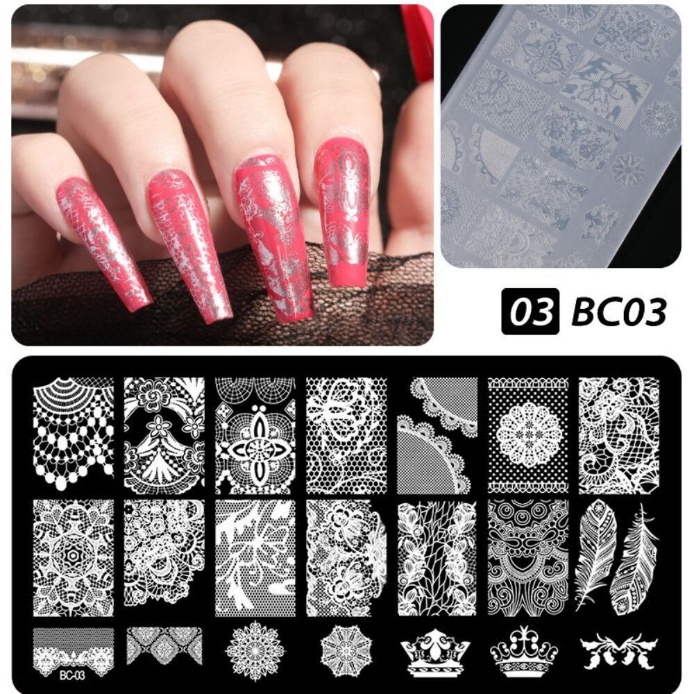 Cross Border Hot Sale Silver Acrylic Base Nail Practice Brackets - Buy ...