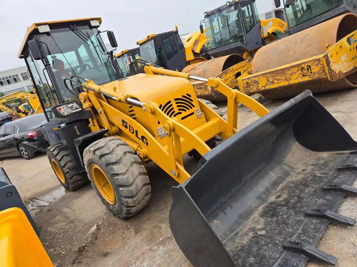 Used Sdlg Shandong Lingong Backhoe Loader - Reliable Excavation ...