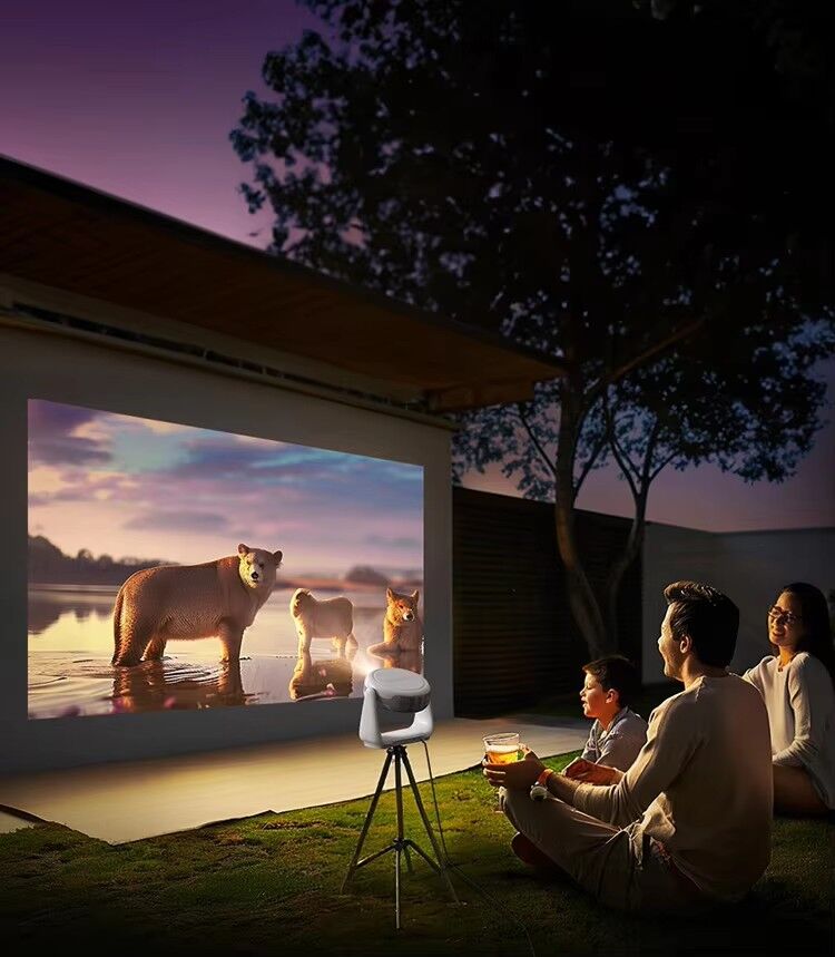 Android Atv K1 Smart Projector Wifi 6 Auto Keystone Portable Projector ...