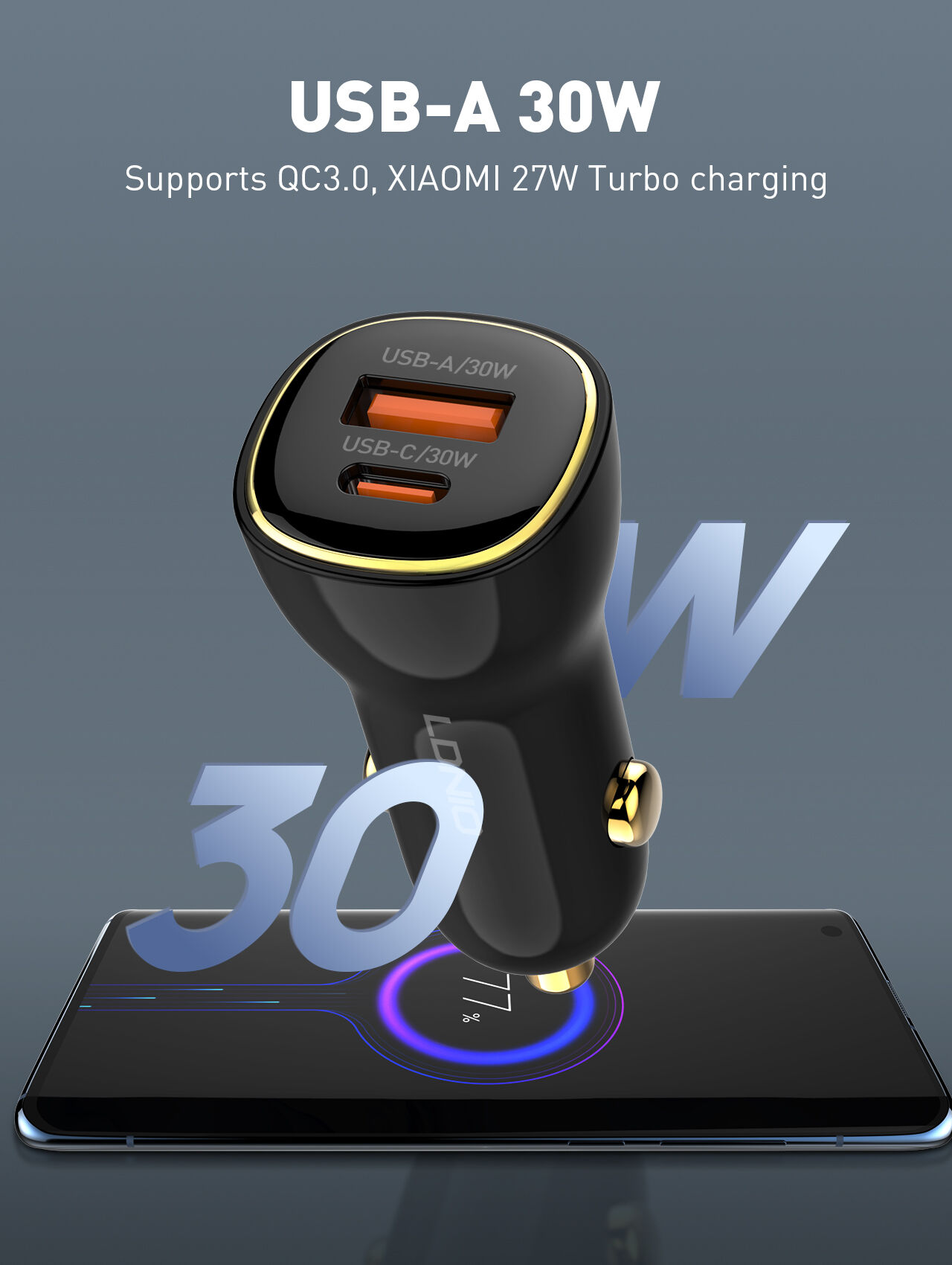 Ldnio C103 60w Super Fast Charging Adapter Dual Usb Ports Full Protocol ...
